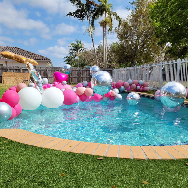Pool party Decoration/ Decoración para Piscinas - Balloons by Luz Paz ...